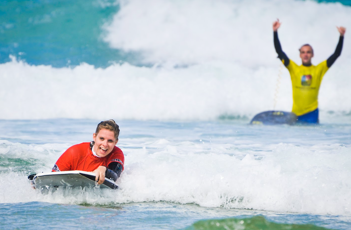 Private Bodyboarding Lessons in Newquay - adventuro