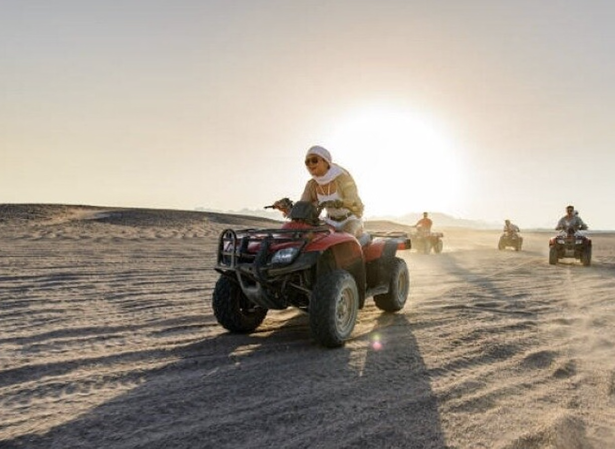 ATV Quad Bike Desert Safari with Camel Ride from Hurghada - adventuro