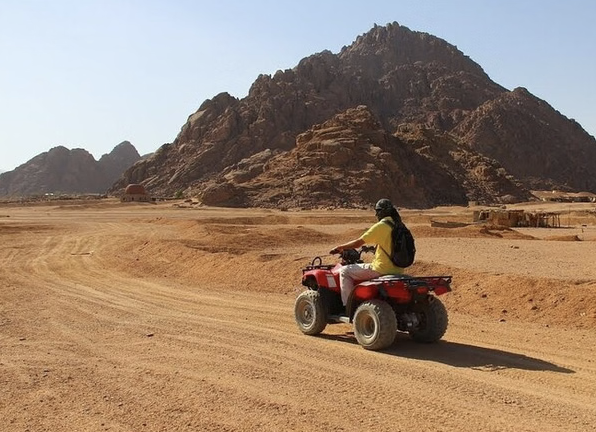 ATV Quad Bike Desert Safari with Camel Ride from Hurghada - adventuro