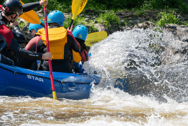 Whitewater Rafting on the River Dee, Llangollen - adventuro