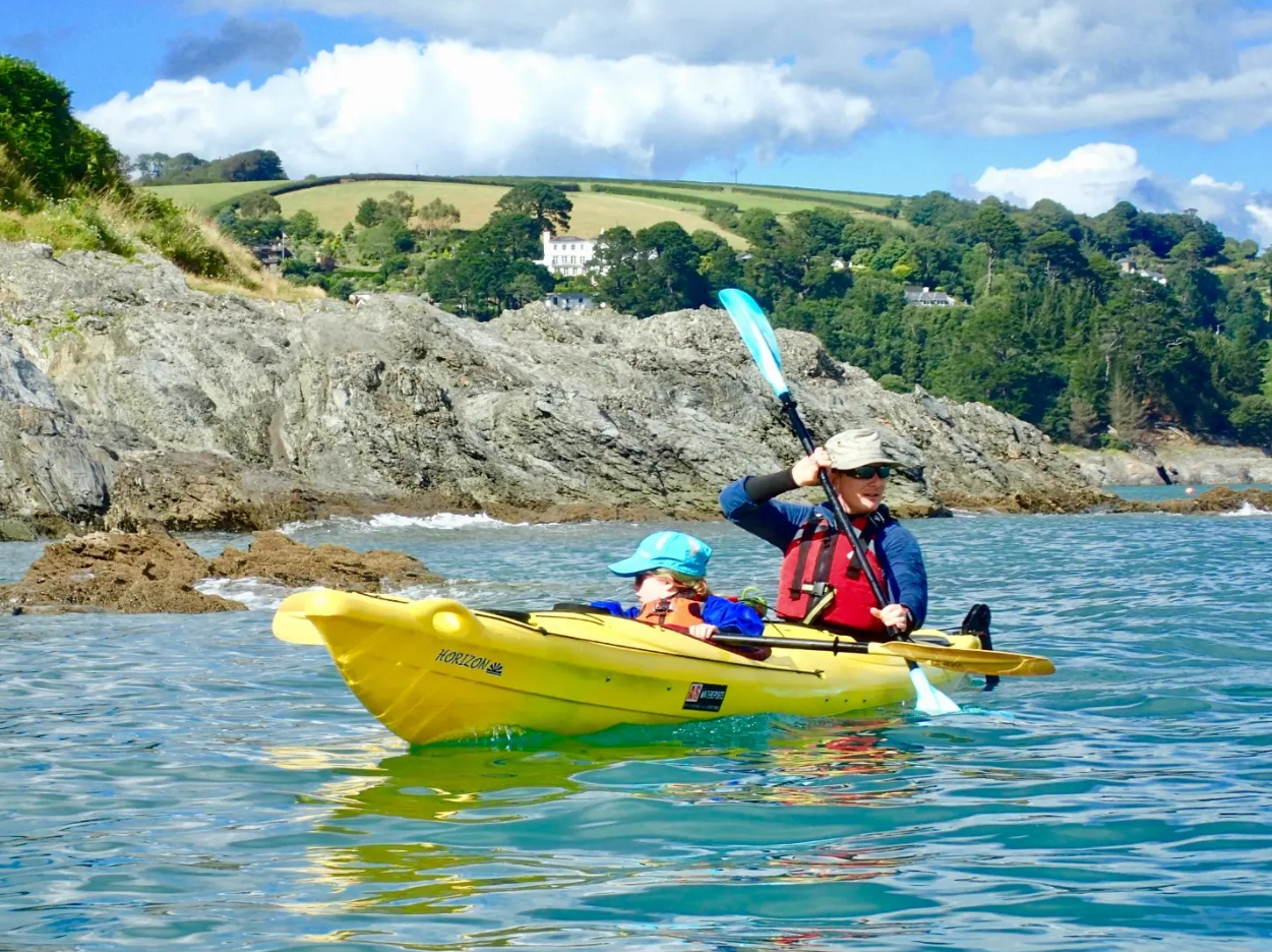 2-Day Sea Kayak Camp for Young Families in Devon - adventuro