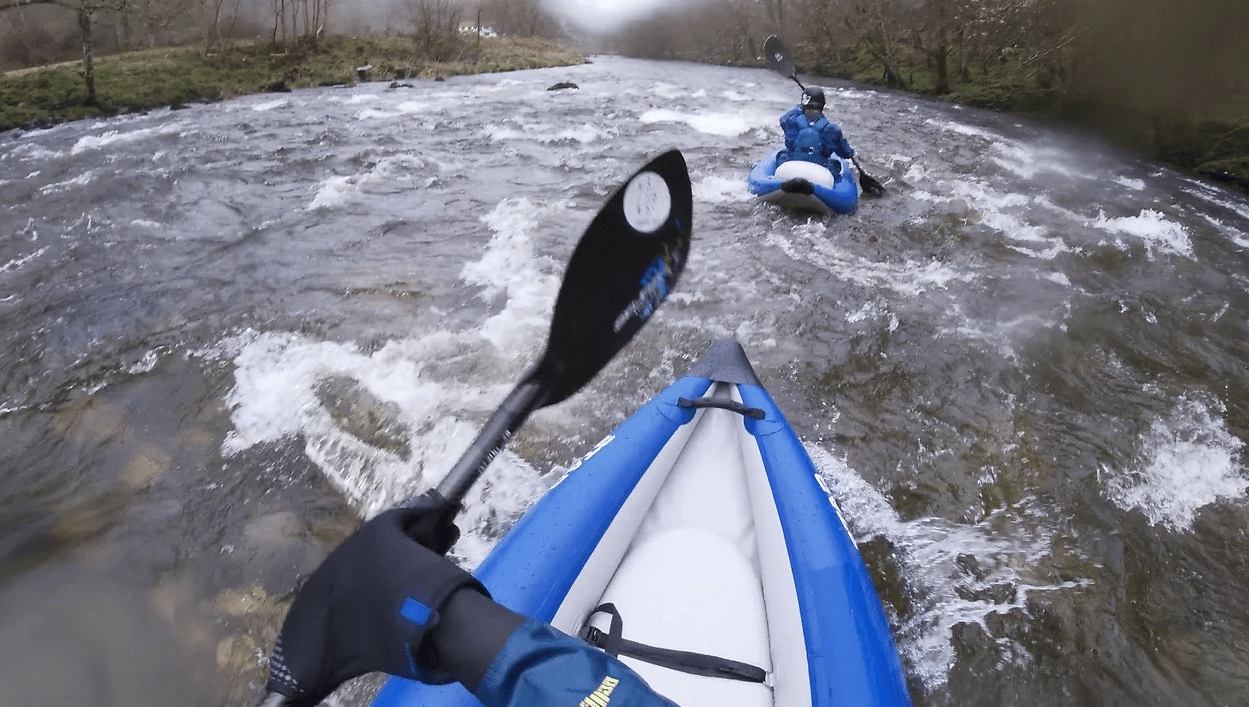 Wild White Water Kayaking on the River Dee, Llangollen - adventuro