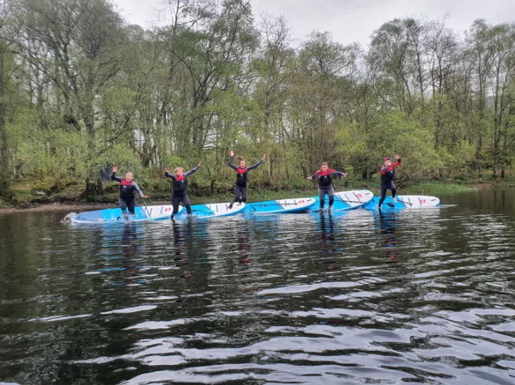 SUP/Canoe Social ‘Paddle Out’ Session in Callander, Scotland - adventuro