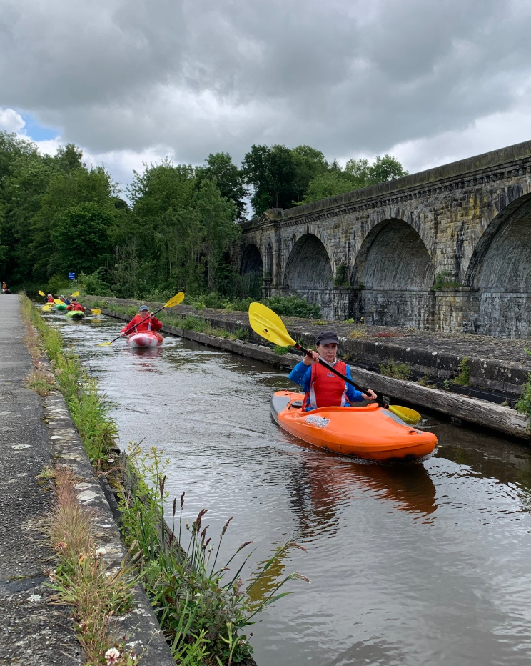 Kayak Aqueduct Cruise in Llangollen, North Wales - adventuro