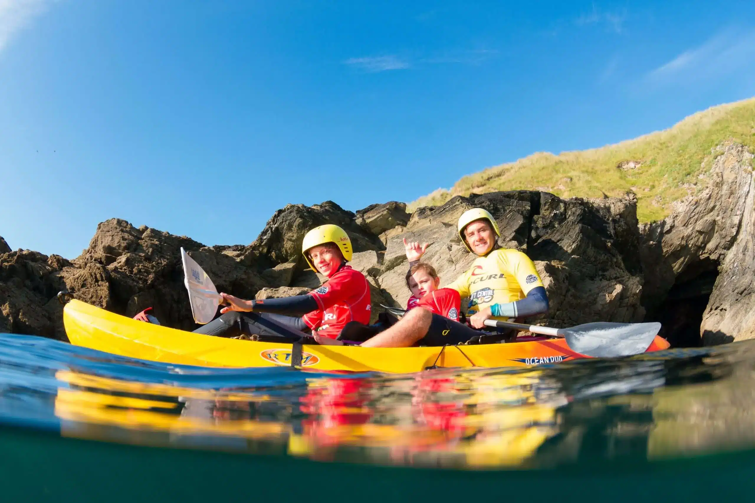 Family Sea Kayak Lesson & Tour in Newquay - adventuro