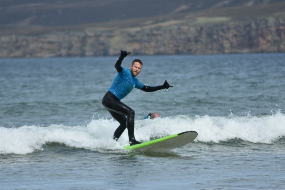 Private Surfing Lesson on Dunnet Beach - adventuro