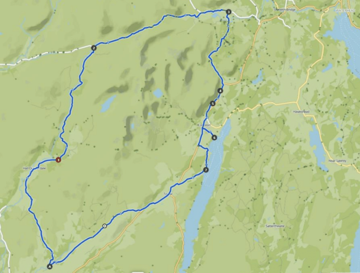 Self-Guided E-Bike Tour of Wrynose Pass & Coniston Loop - adventuro