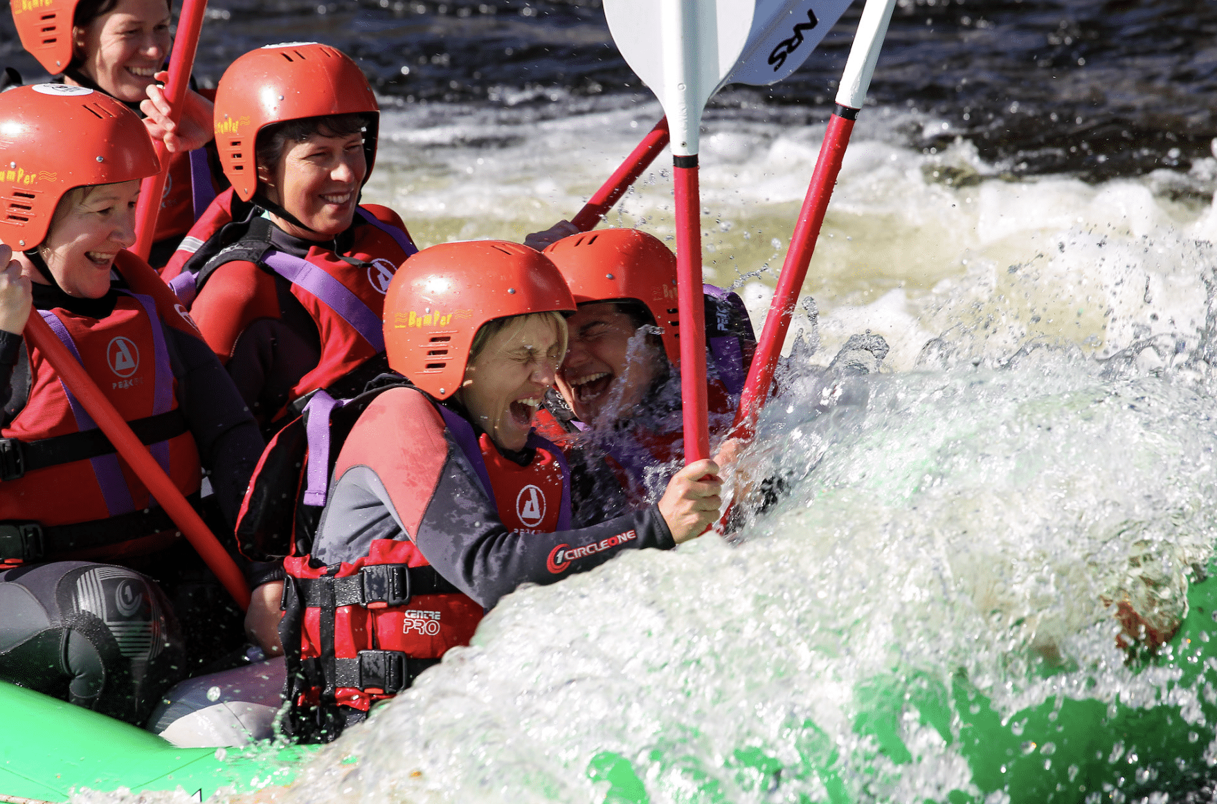 White Water Rafting on the River Dee in Llangollen - adventuro