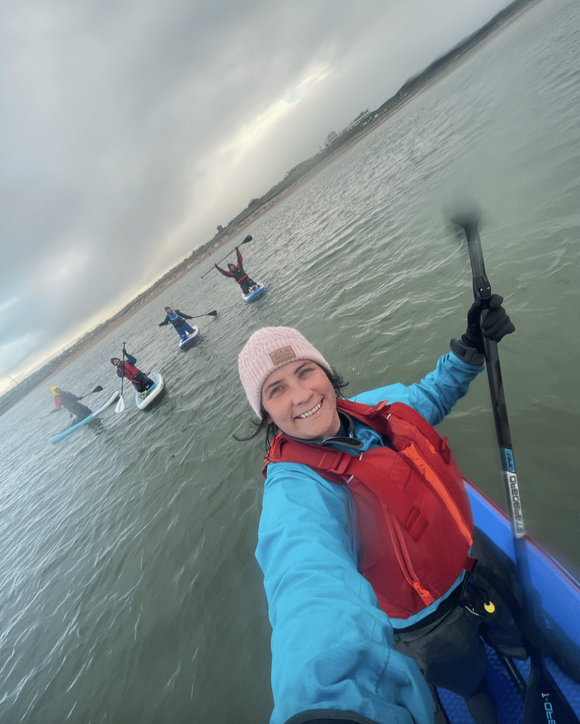 Group SUP Session on the Coast from Liverpool - adventuro